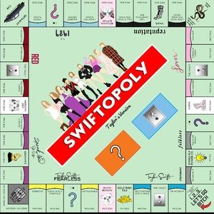 Games | Custom Never Before Used Taylor Swift Monopoly Comes With All ...